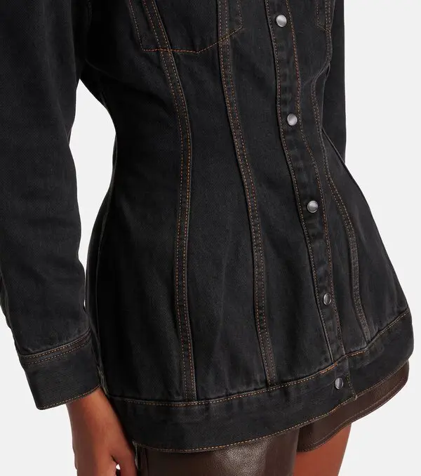 Wardrobe.NYC Denim Jacket With Nipped Waist