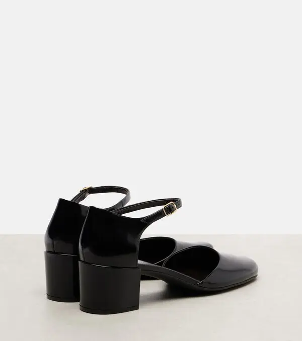 THE ROW Penelope Leather Pumps