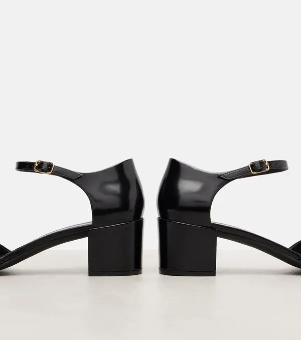 THE ROW Penelope Leather Pumps