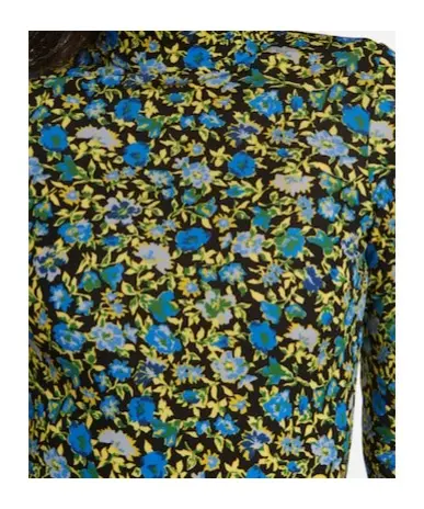 Victoria Beckham Floral Mockneck Top