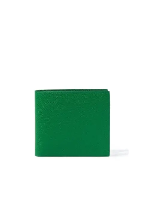Thom Browne Rwb Stripe Leather Bifold Wallet