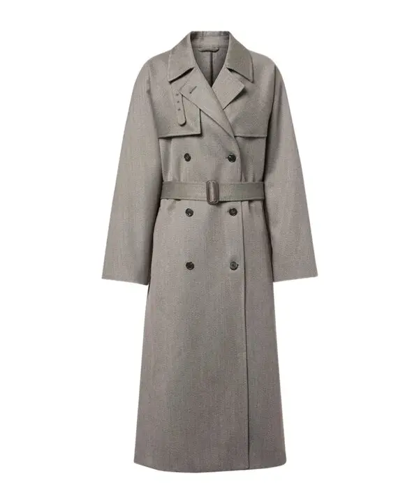 THE ROW Rhydian Virgin Wool Gabardine Trench Coat