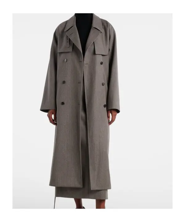 THE ROW Rhydian Virgin Wool Gabardine Trench Coat