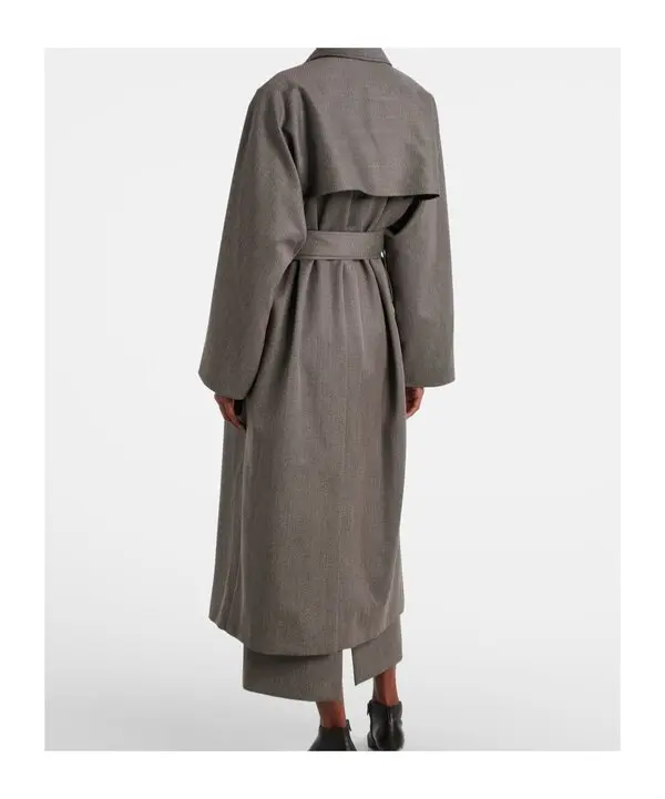 THE ROW Rhydian Virgin Wool Gabardine Trench Coat