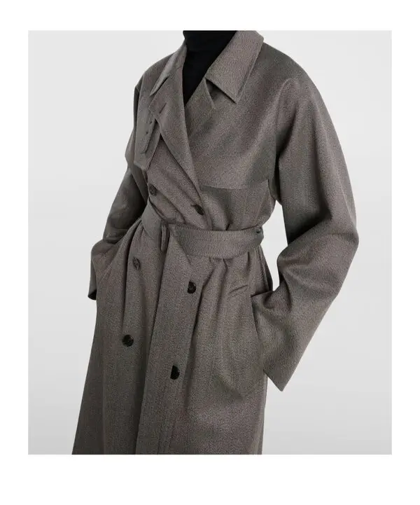THE ROW Rhydian Virgin Wool Gabardine Trench Coat