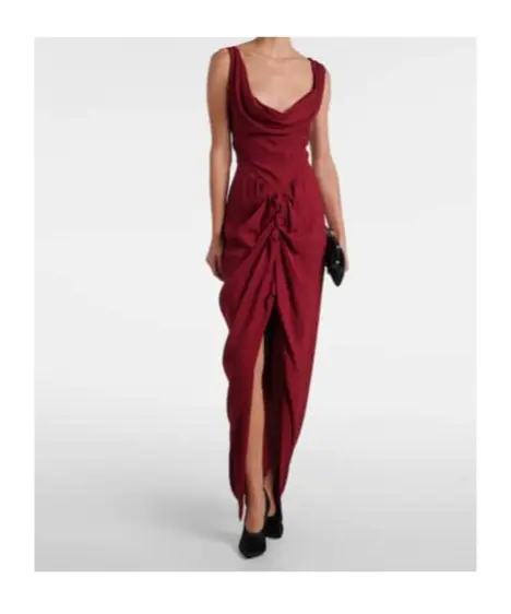 VIVIENNE WESTWOOD Draped Crepe Gown
