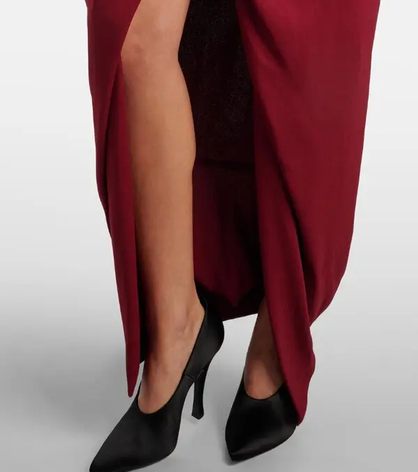 VIVIENNE WESTWOOD Draped Crepe Gown