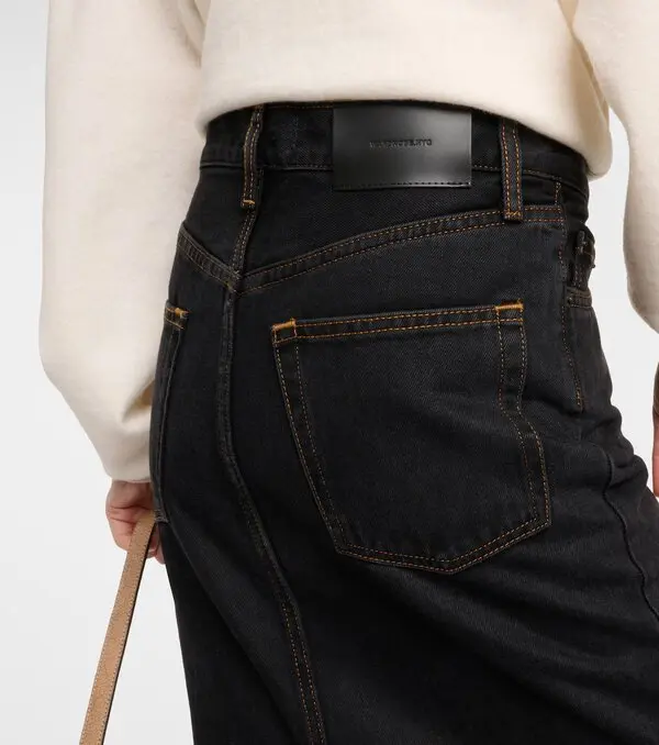 Wardrobe.NYC High-waisted Denim Skirt