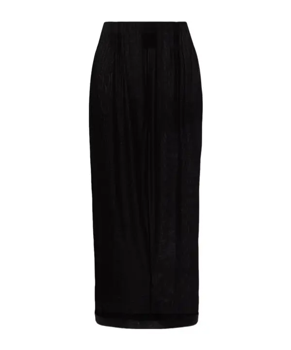 Wardrobe.NYC See-through Skirt - Black