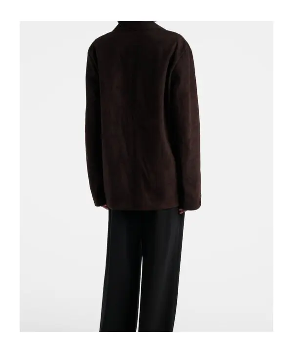 THE ROW Fabian Suede Jacket - Brown