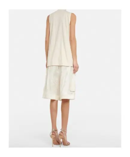 J.W.ANDERSON Embellished Cotton And Silk Tank Top