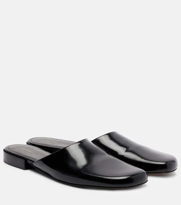THE ROW Penelope Leather Mules