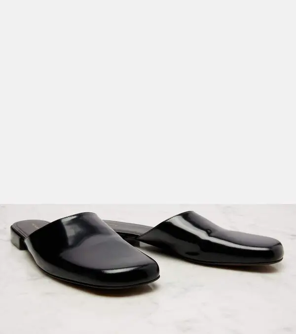 THE ROW Penelope Leather Mules
