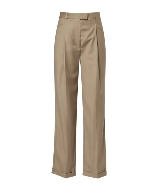 THE ROW Sorina High-rise Virgin Wool Pants