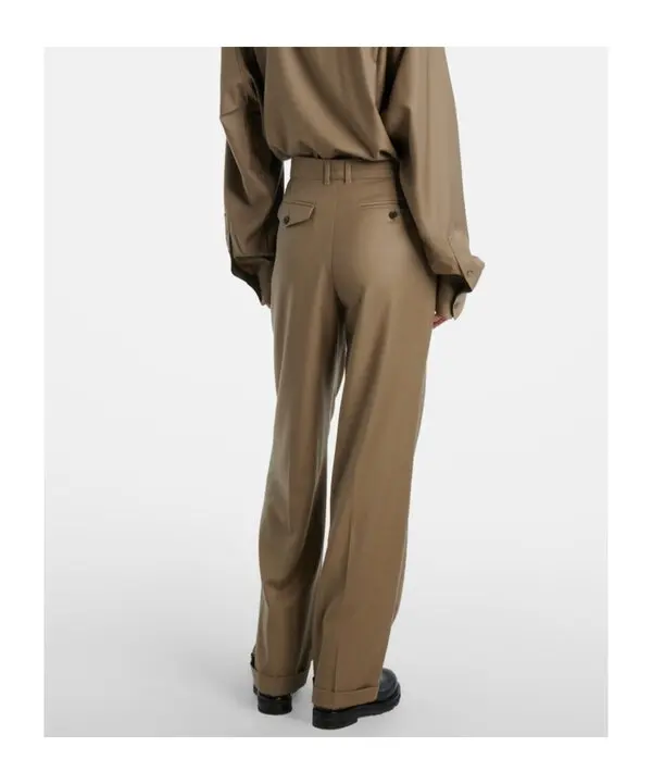 THE ROW Sorina High-rise Virgin Wool Pants