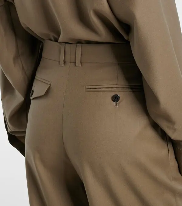 THE ROW Sorina High-rise Virgin Wool Pants