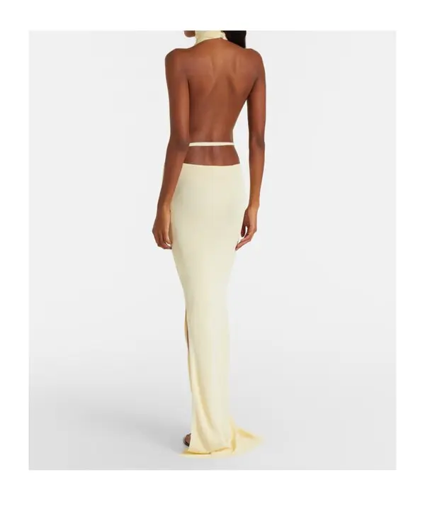 AYA MUSE Draped Jersey Gown