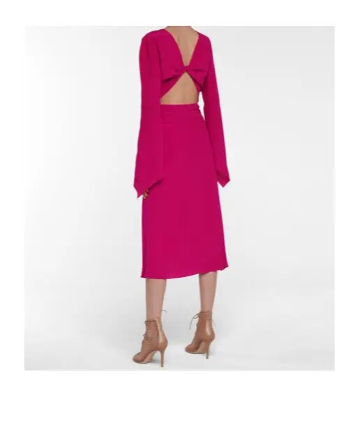 Victoria Beckham Backless Mid-length Dress