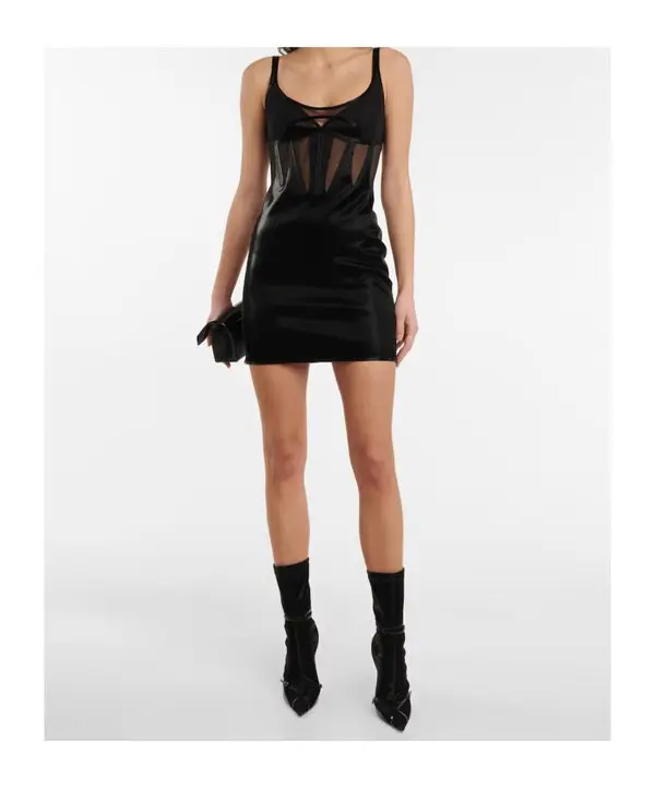 MUGLER Bustier Minidress