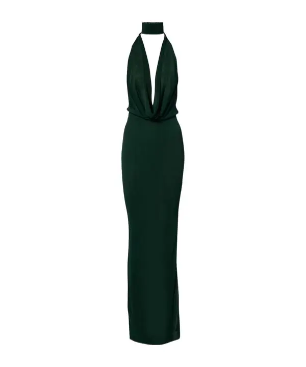 AYA MUSE Draped Jersey Gown