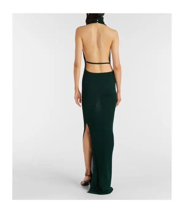AYA MUSE Draped Jersey Gown