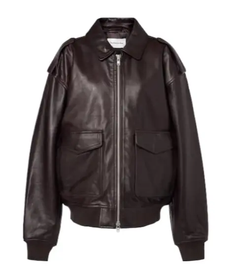 THE FRANKIE SHOP Viper Leather Jacket