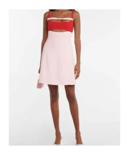 Giambattista Valli Cutout Crêpe Mini Dress