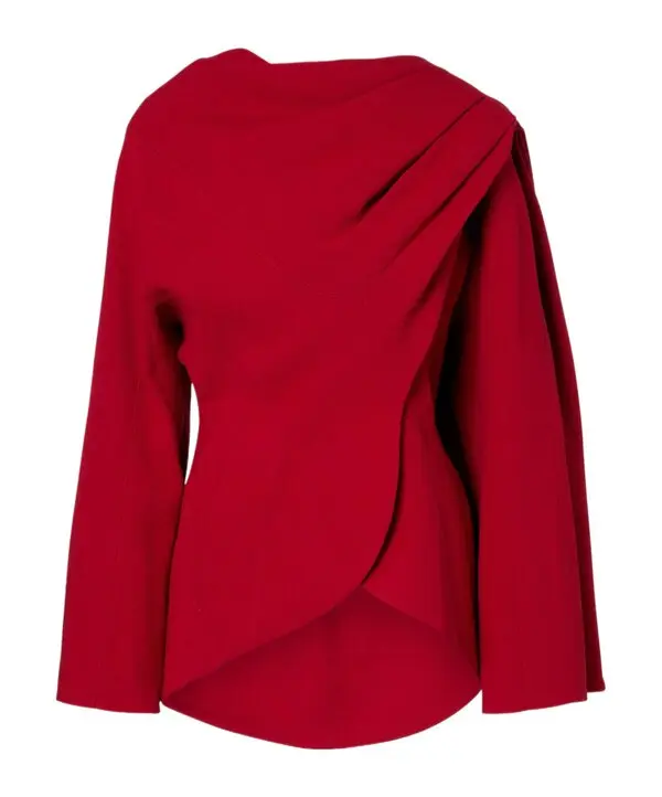 MUGLER Cape Detail Casual Jacket
