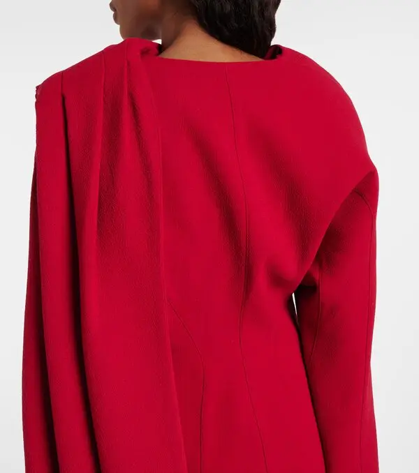 MUGLER Cape Detail Casual Jacket