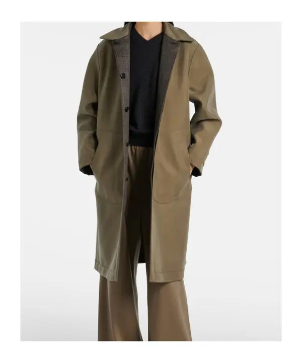 THE ROW Palomar Reversible Wool And Silk Coat