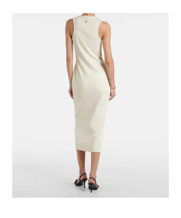 Givenchy Ribbed-knit Cotton Midi Dress