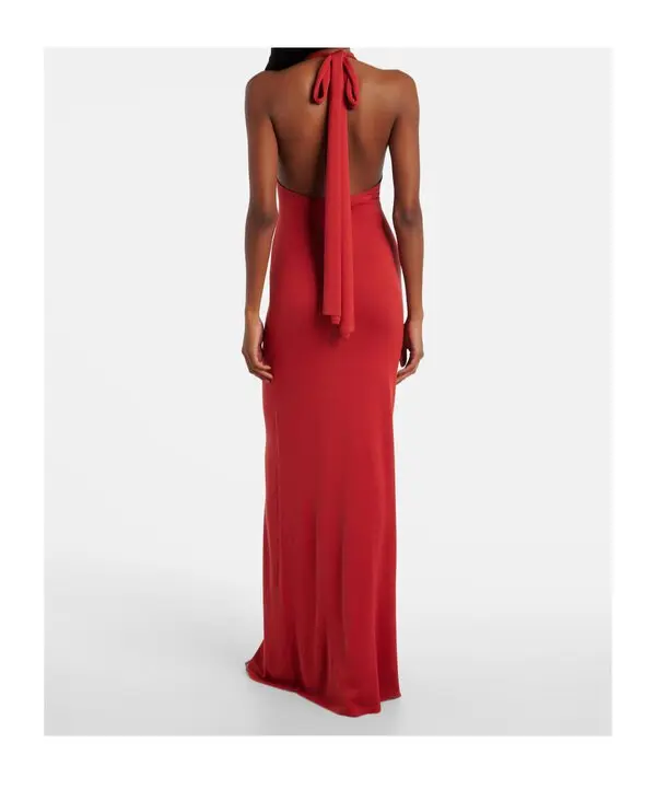AYA MUSE Scarf Detail Maxi Dress