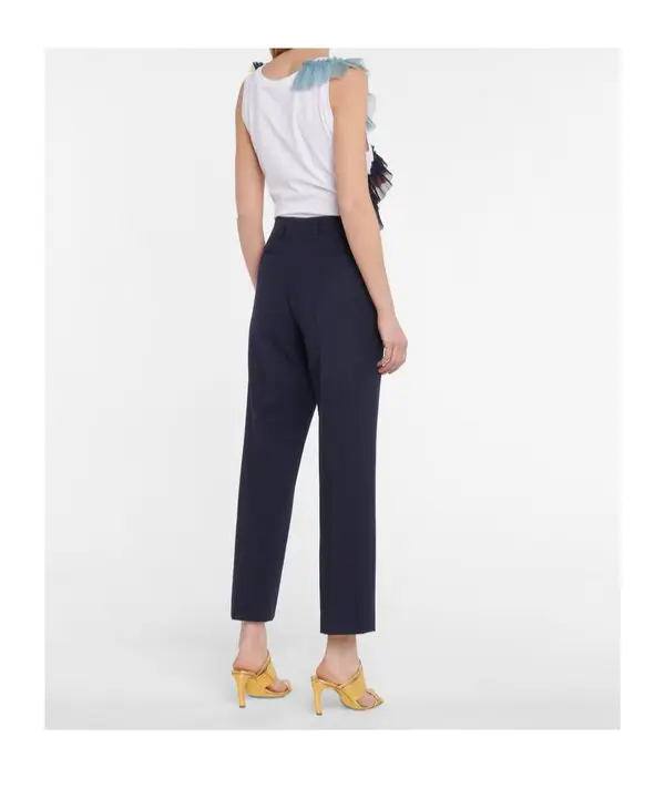 Dries Van Noten Mid-rise Straight Pants