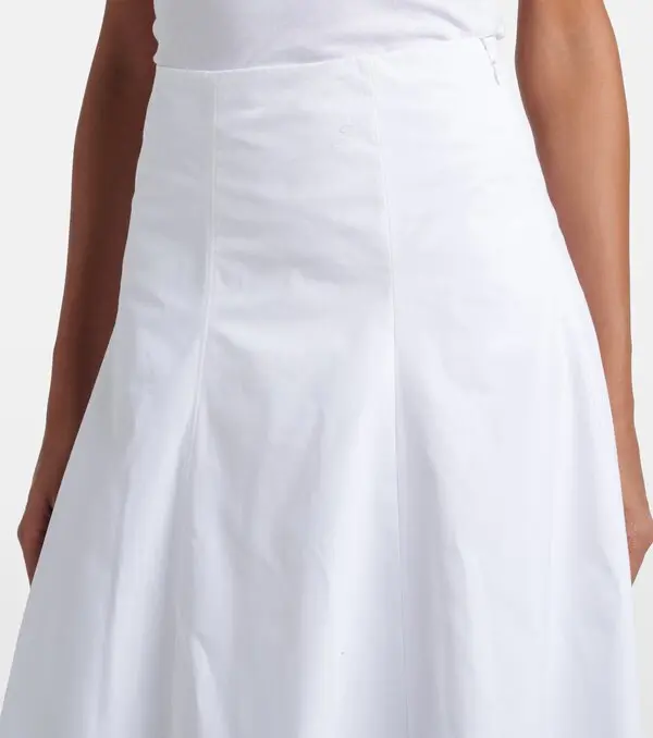 Jacquemus Cotton-blend Midi Skirt