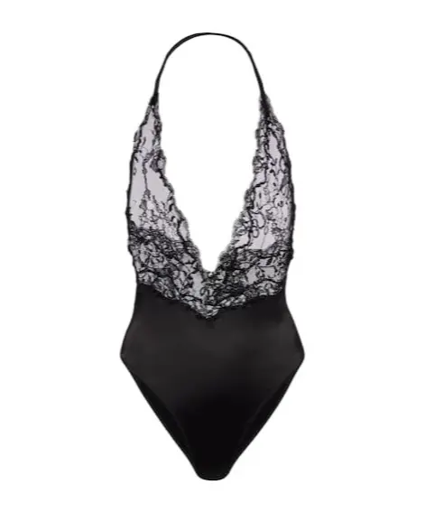 Givenchy Lace And Jersey Bodysuit - Black