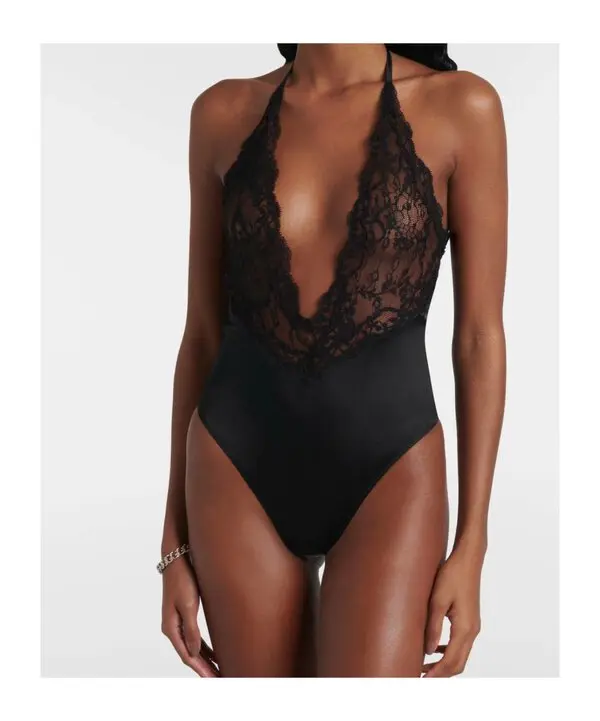 Givenchy Lace And Jersey Bodysuit