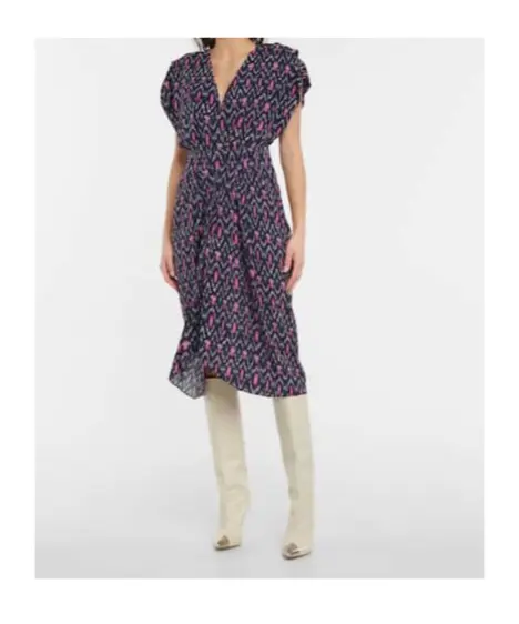 Isabel Marant Étoile Almeya Printed Midi Dress