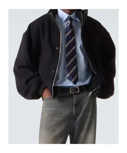 Balenciaga Wool Blouson Jacket