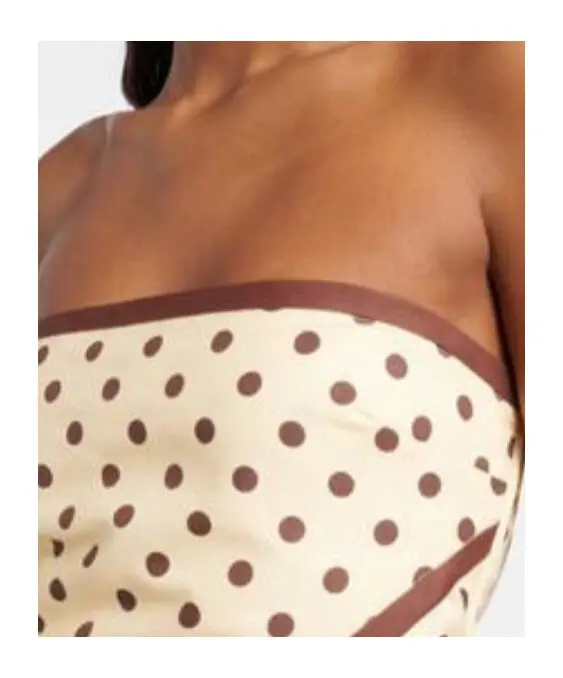 Posse Bowie Linen And Cotton Crop Top