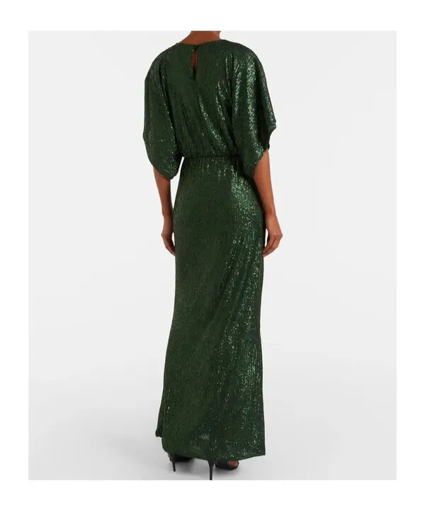 Norma Kamali Obie Sequined Gown