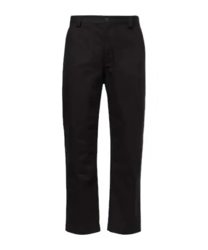 Studio Nicholson X Aaron Levine Denver Cotton Straight Pants - Black