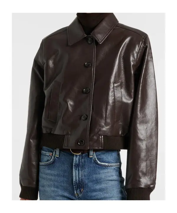 Citizens Of Humanity Lola Leather Bomber Jacket