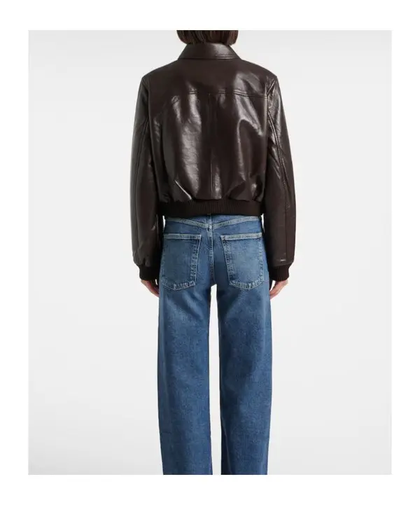 Citizens Of Humanity Lola Leather Bomber Jacket