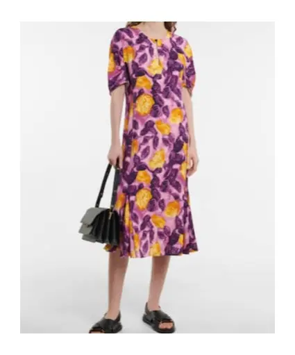 Marni Floral Midi Dress