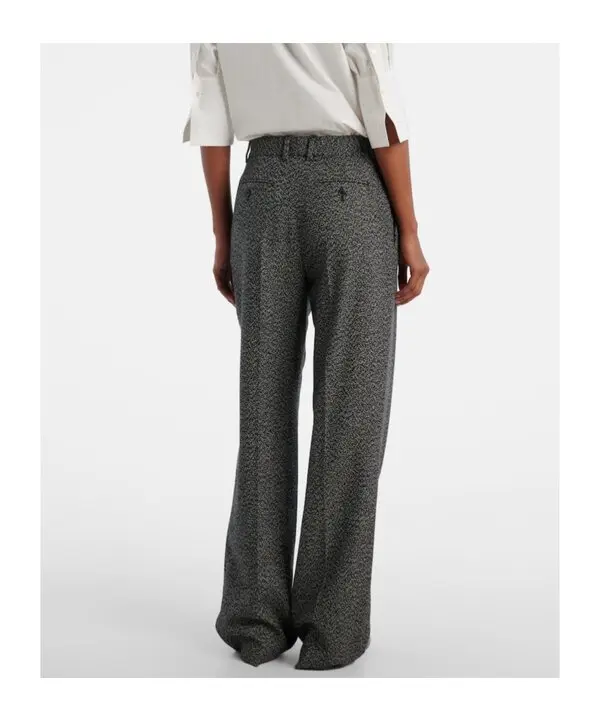 THE ROW Mikkela Cashmere And Wool Straight Pants