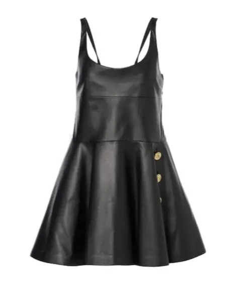 Givenchy Embellished Leather Minidress