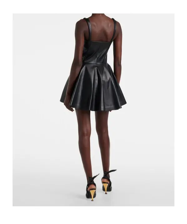 Givenchy Embellished Leather Minidress