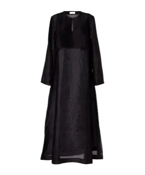 Tory Burch Pleated Linen And Silk Kaftan