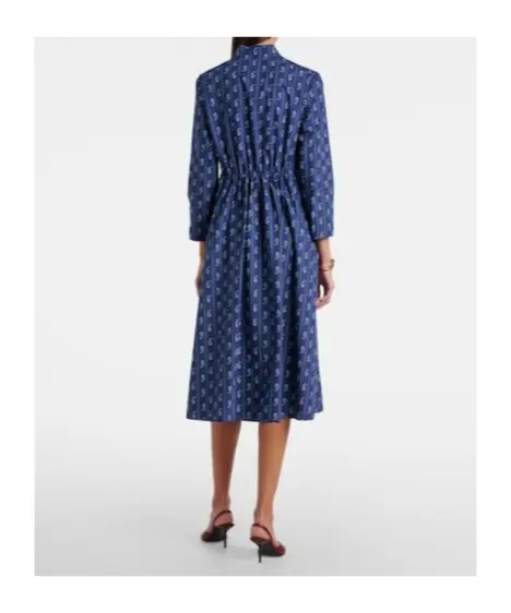 Tory Burch Printed Cotton Shirt Dress