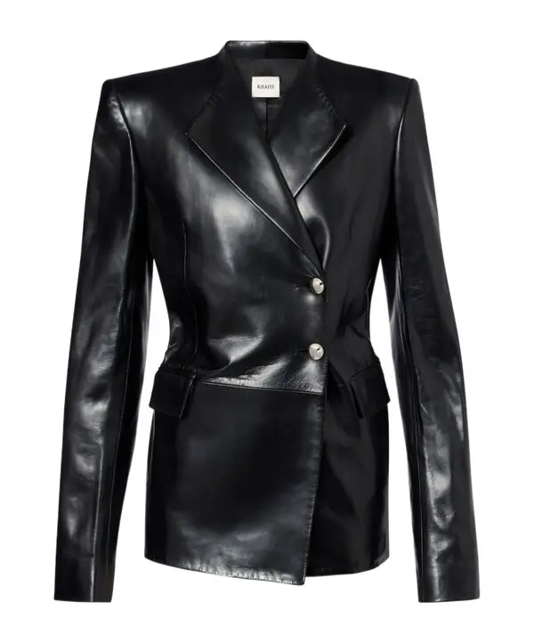 Khaite Elona Leather Jacket